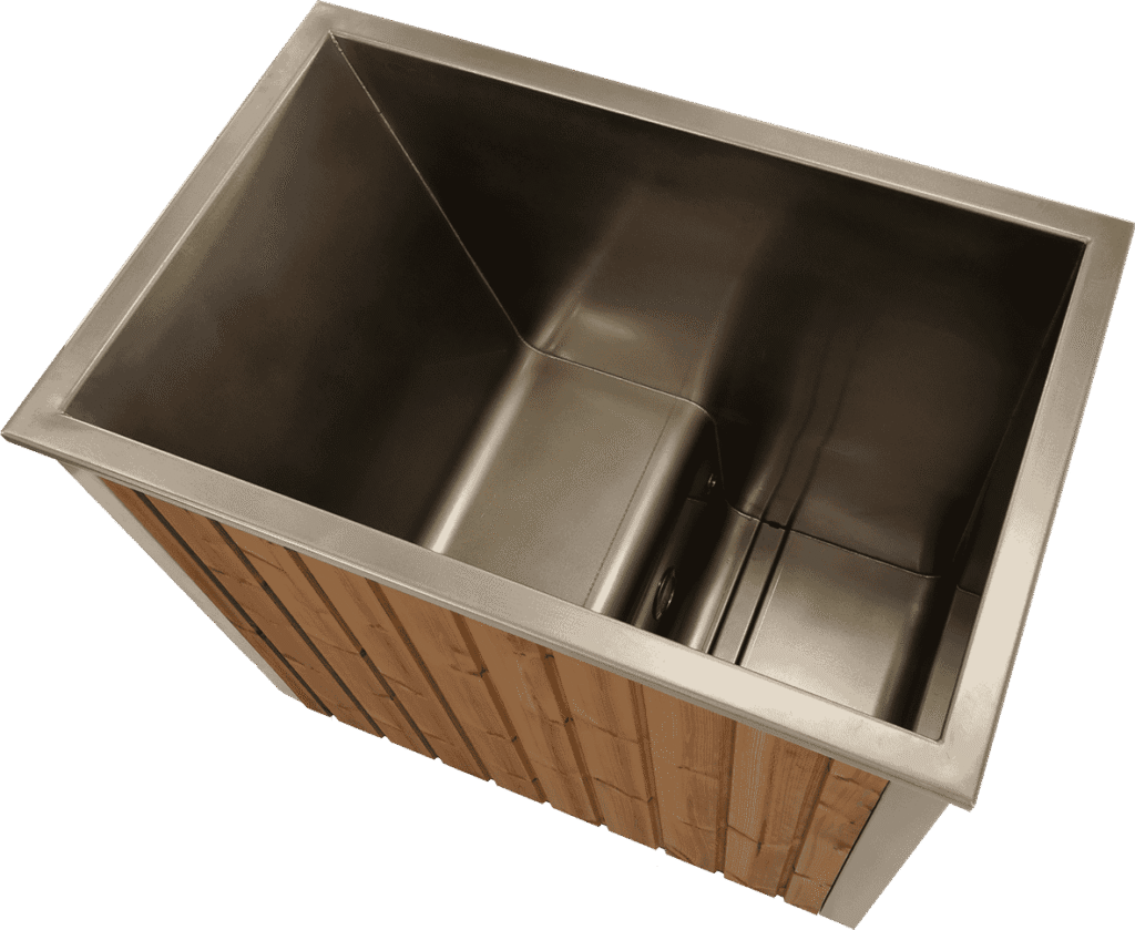 Deluxe Stainless Steel ICE Bath with INTEGRATED CHILLER - TenSpa